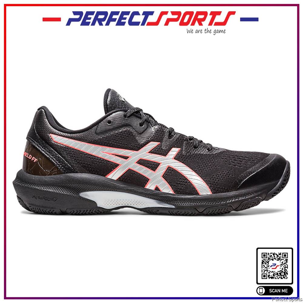 ASICS NETBURNER SHIELD FF Black/Pure Silver Women's Indoor Shoes