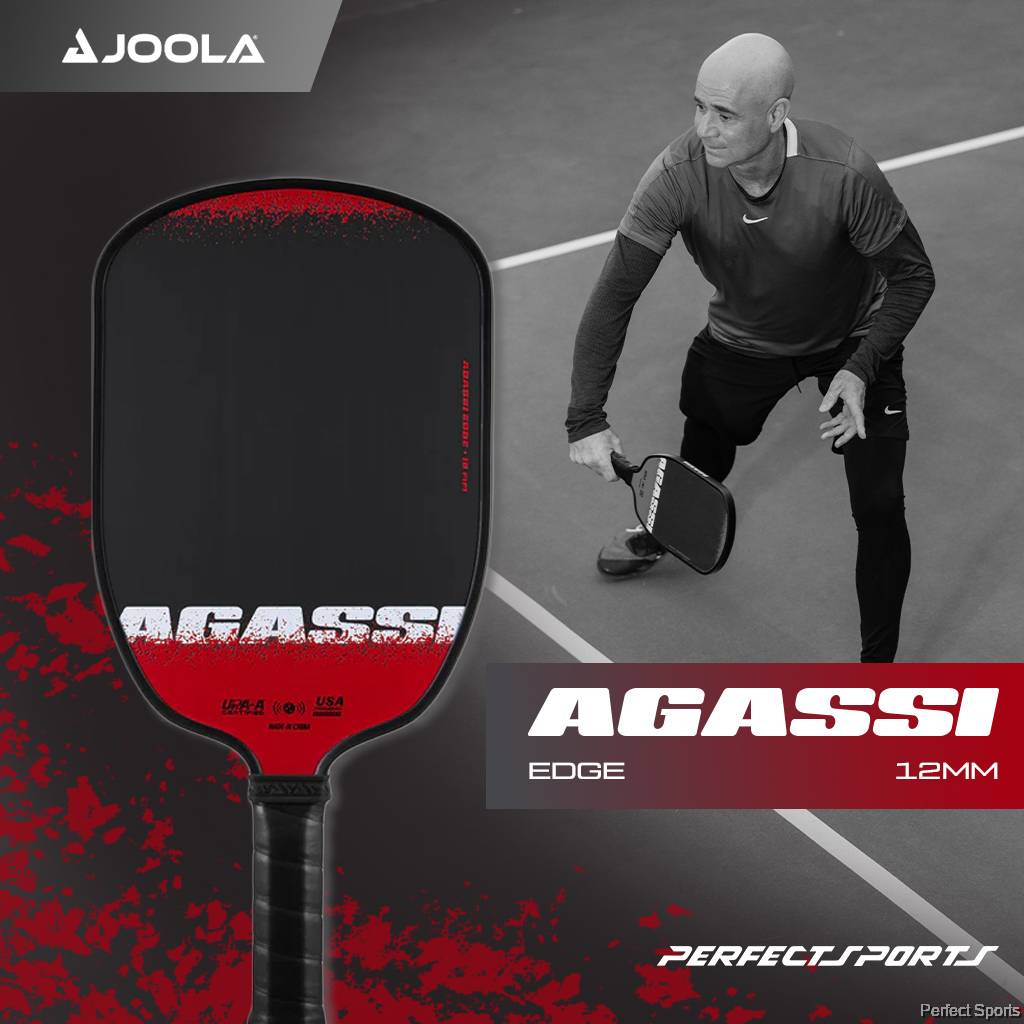 JOOLA Agassi Edge 16mm Pickleball Paddle 2025