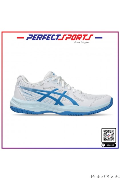 ASICS UPCOURT 6 Women's Indoor Shoes WHITE/BLUE COAST