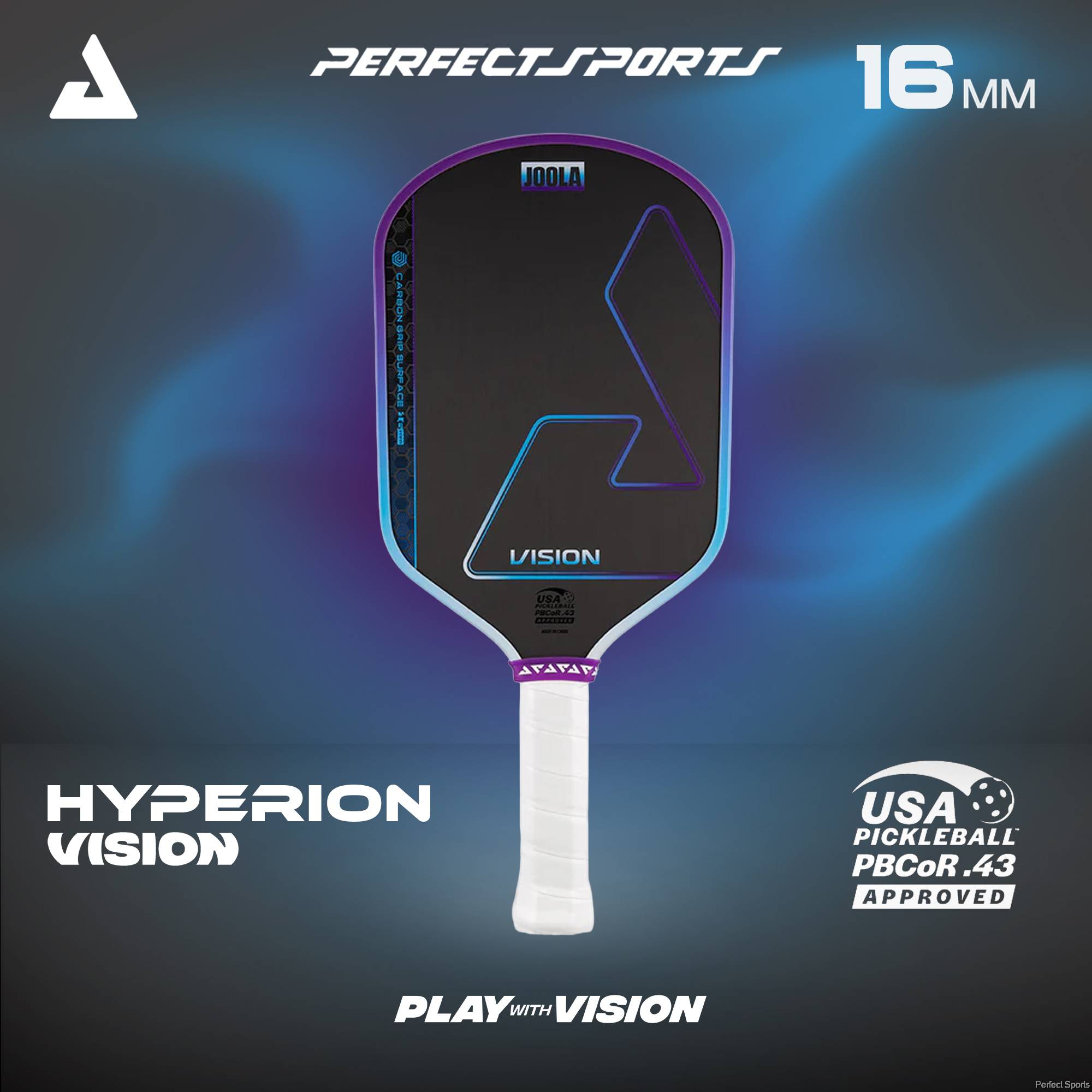 JOOLA HYPERION VISION 16MM - STORM - BLUE_OLD