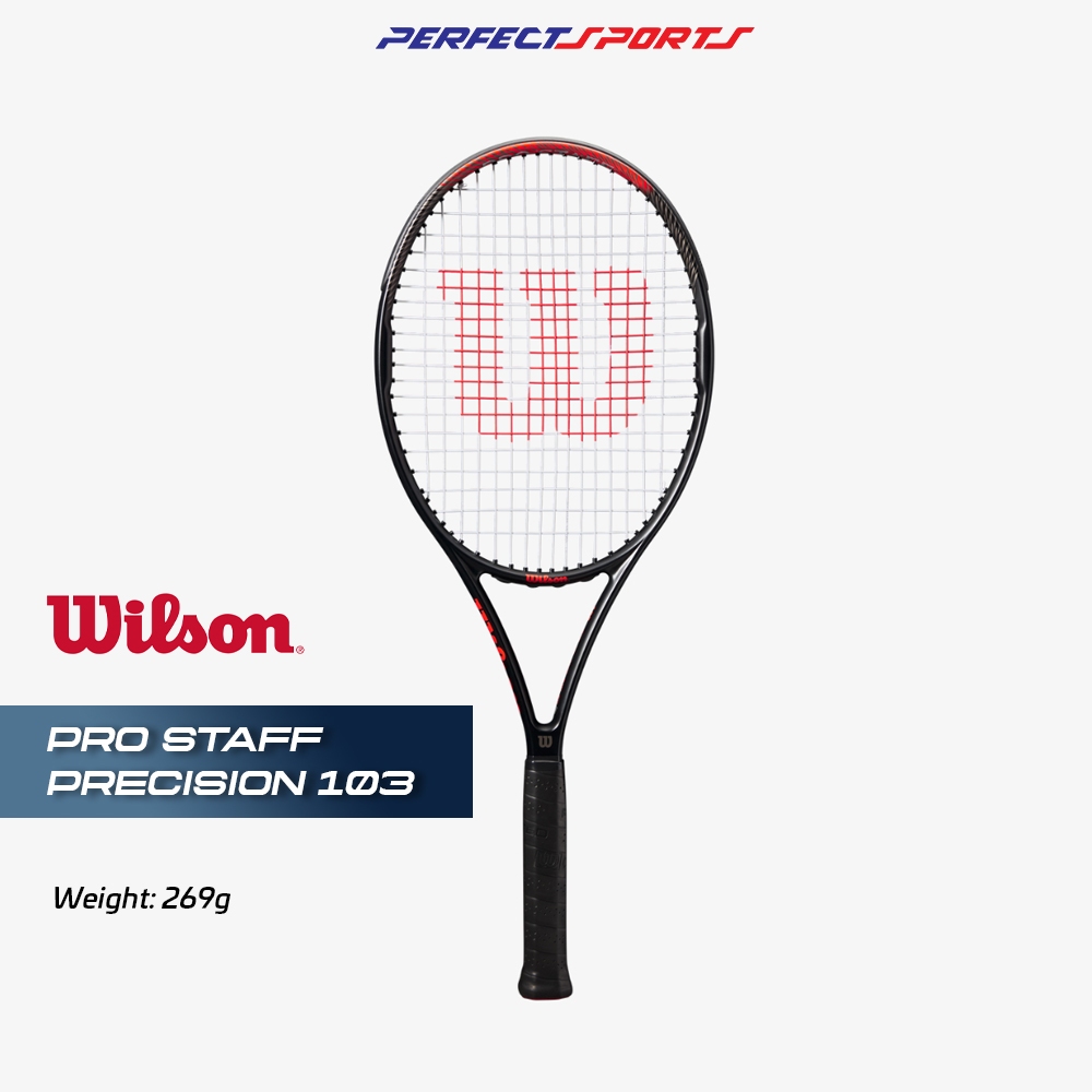 [Free String + Grip] Wilson Wilson Pro Staff Precision 103 TENNIS ...