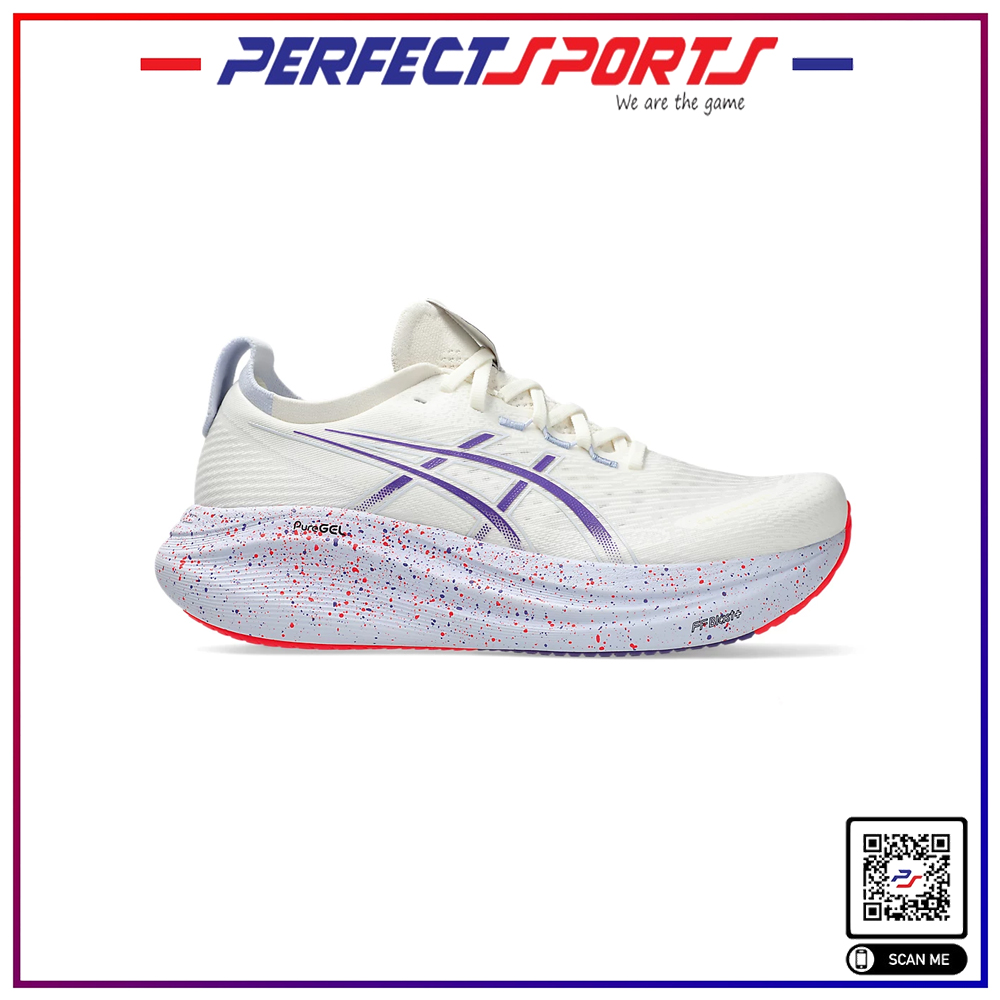 ASICS GEL-NIMBUS 27 TOKYO Mens Running Shoes CREAM/EDO PURPLE