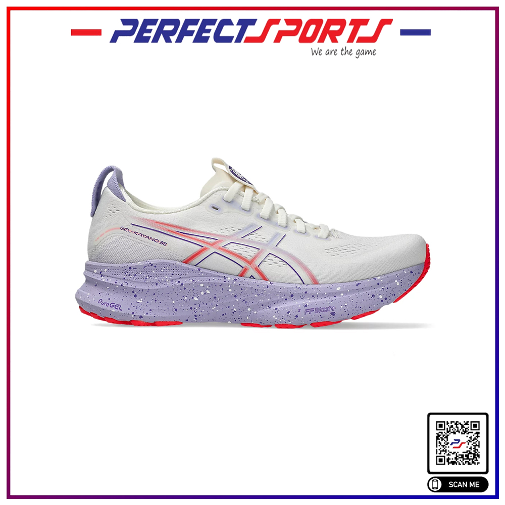 ASICS GEL-KAYANO 32 TOKYO Womens Running Shoes CREAM/EDO PURPLE
